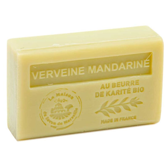 Verbena and Mandarin French Soap with Organic Shea Butter, 125g ...