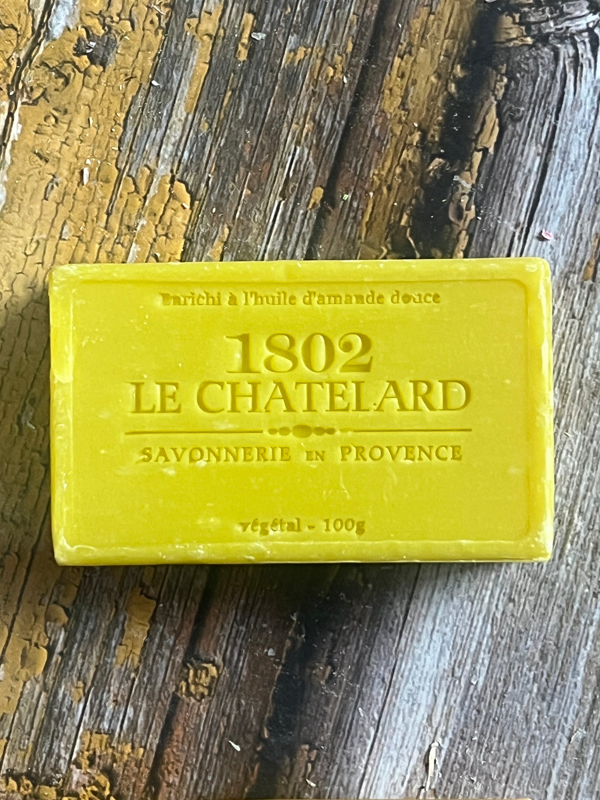 Le Chatelard 1802 Lemon Thyme Marseille Soap Almond Oil 100g