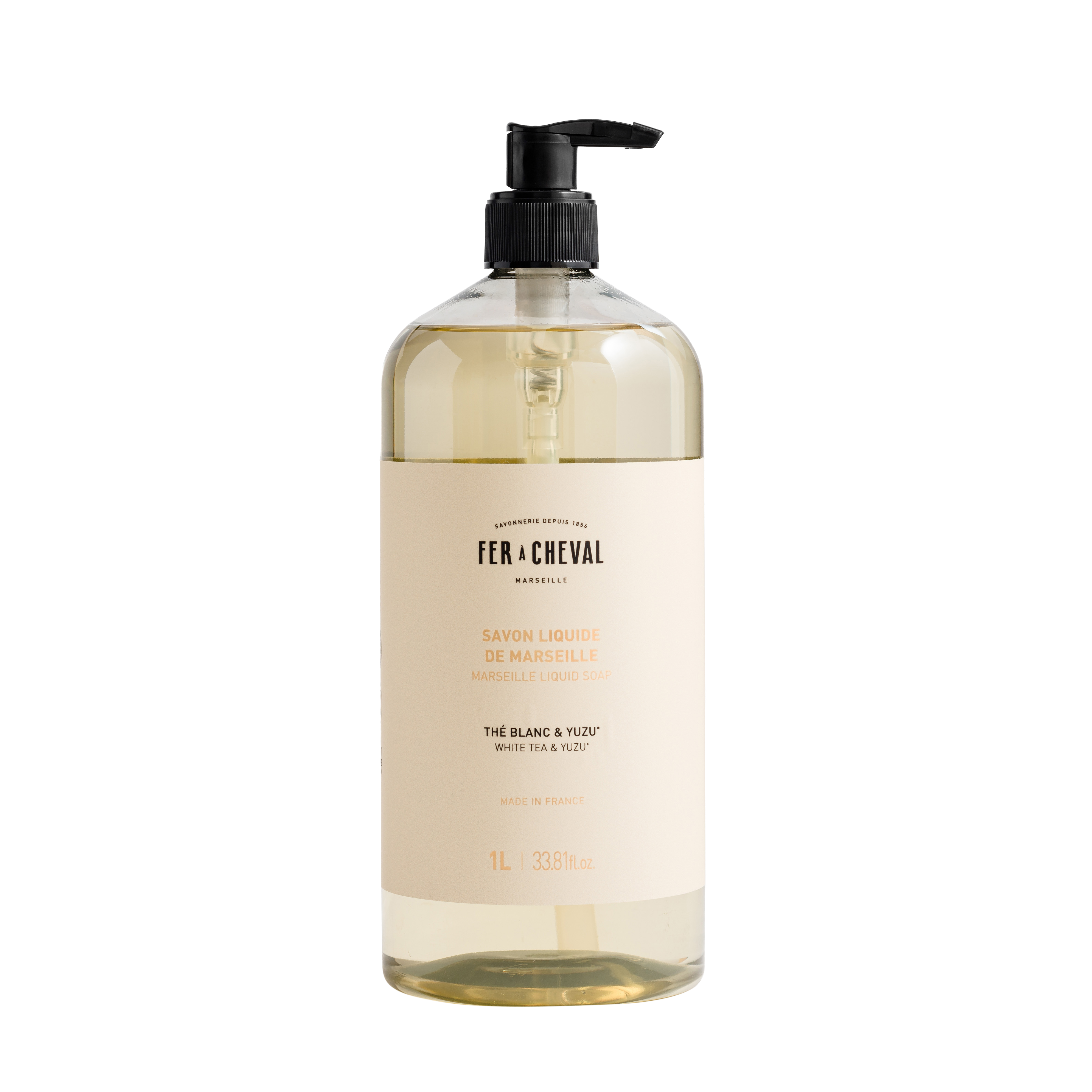 White Tea & Yuzu Marseille Liquid Soap – Fer à Cheval 1L