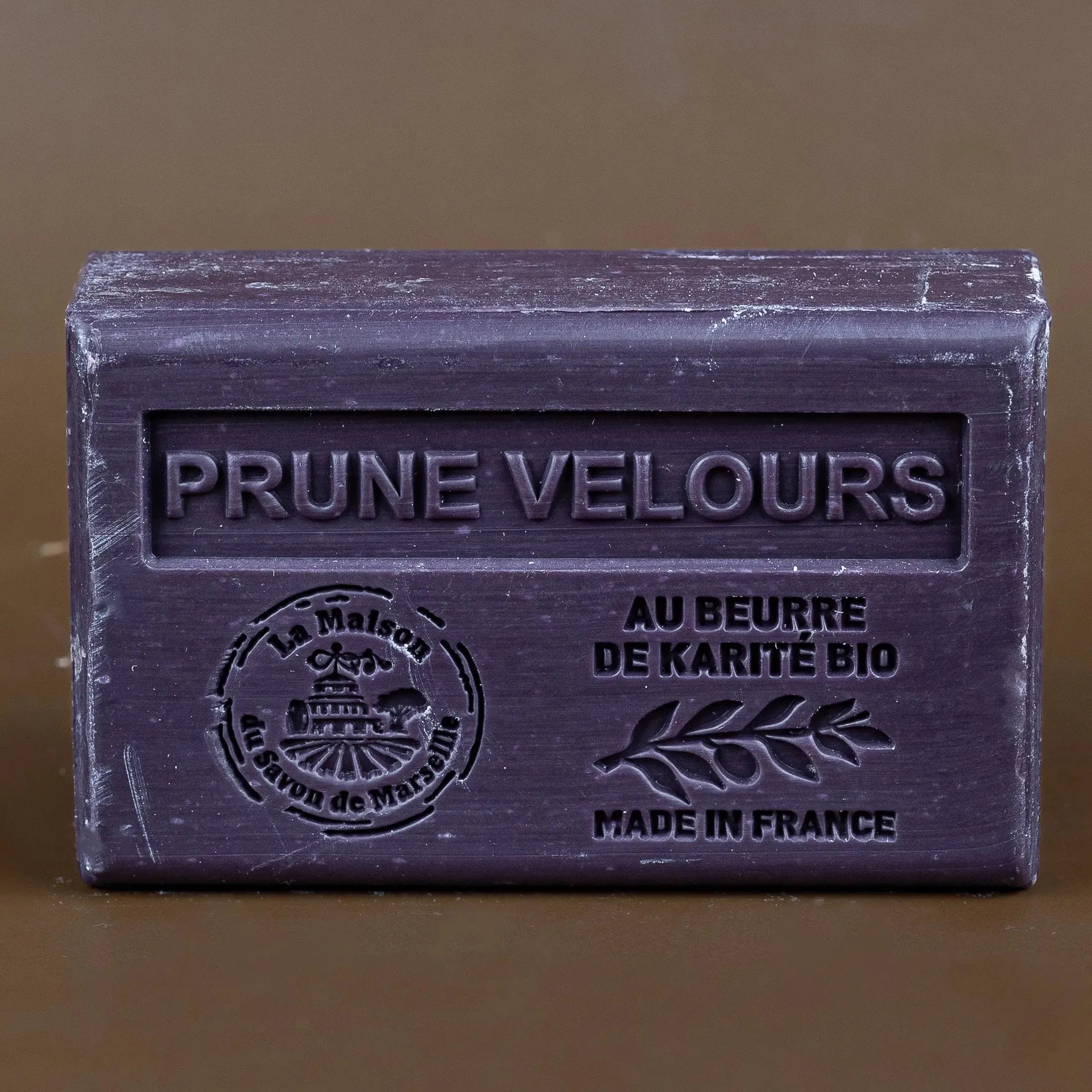 Savon de Marseille Plum French Soap | Organic Shea Butter | 125g | UK