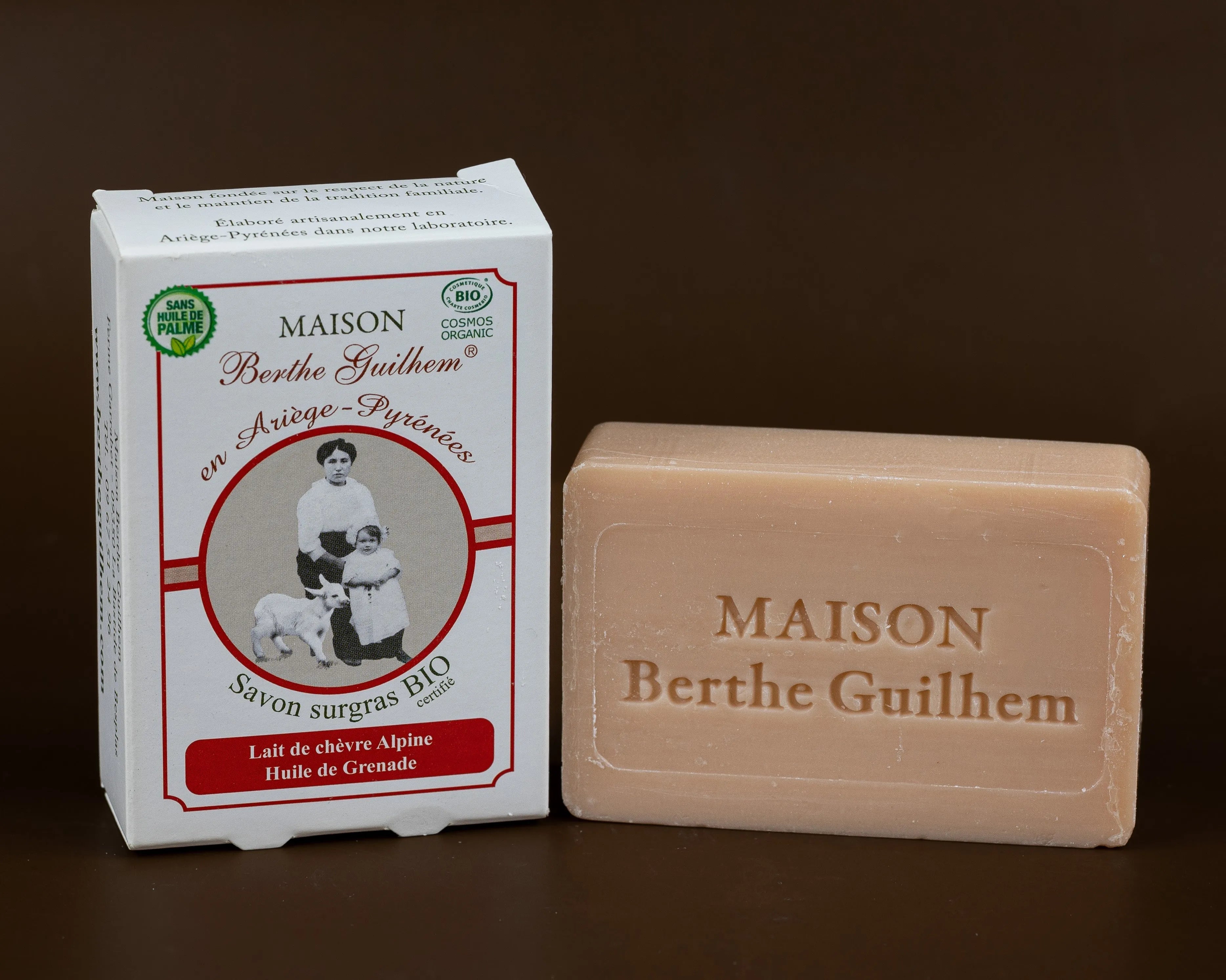 Organic Alpine Goat's Milk Soap with Pomegranate Oil | MAISON BERTHE ...