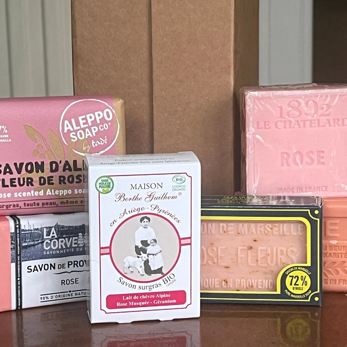 Rose Soap Discovery Box – French Soaps UK Floral Collection – FrenchSoaps