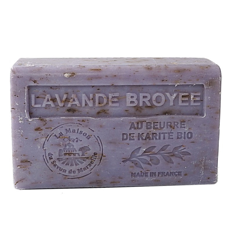 Savon De Marseille Exfoliating Lavender Organic Shea Butter 125g